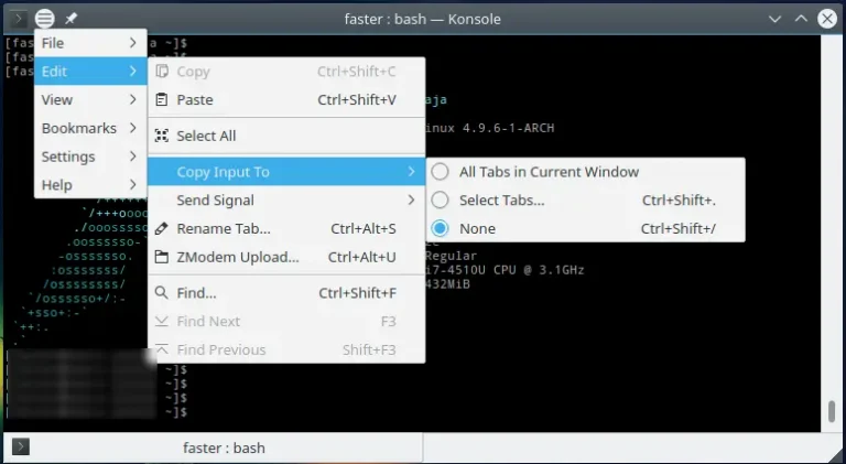 How to Activate the Global Menu in Kde Plasma 5.9 - Fasterland